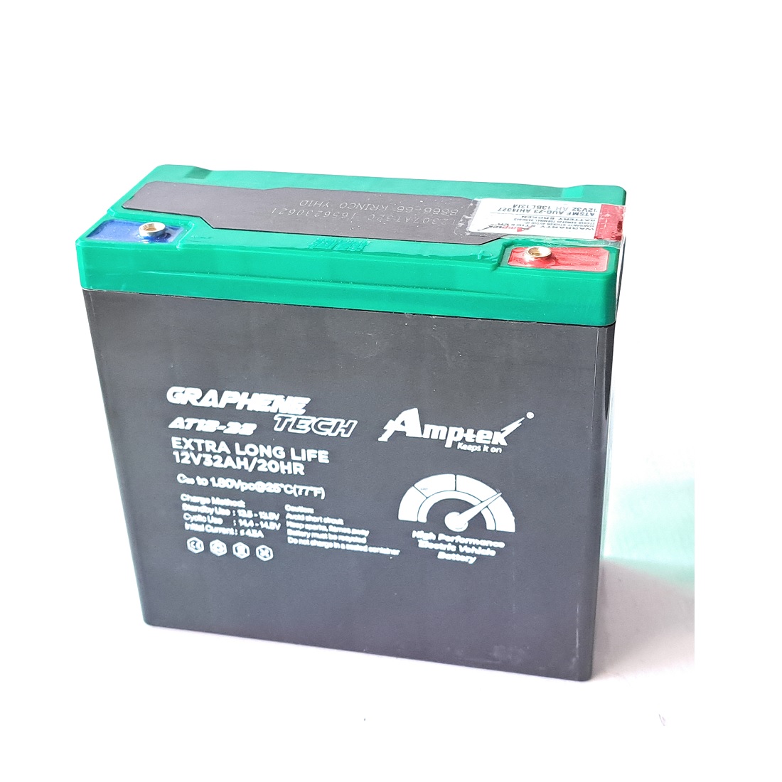 Amptek 12V 32Ah Lead acid battery (set of 4)| Motor Kit
