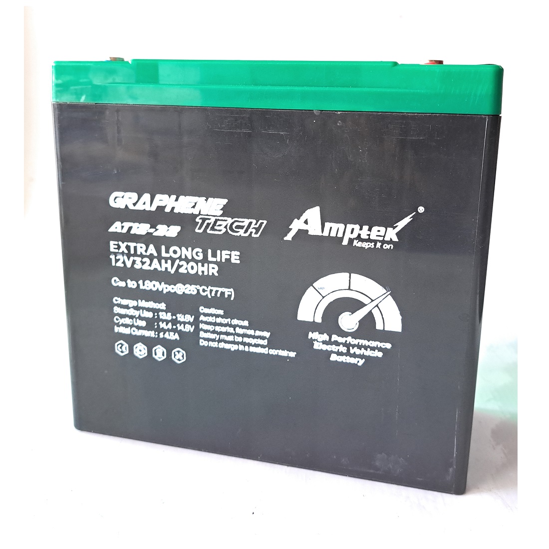 Amptek 12V 32Ah Lead acid battery (set of 4)| Motor Kit